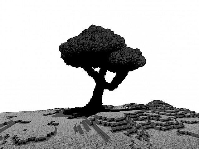 Wallpaper Tree Minecraft Map