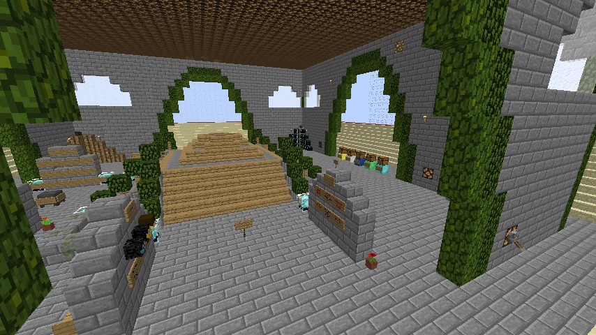 Factions Server Spawn Minecraft Map