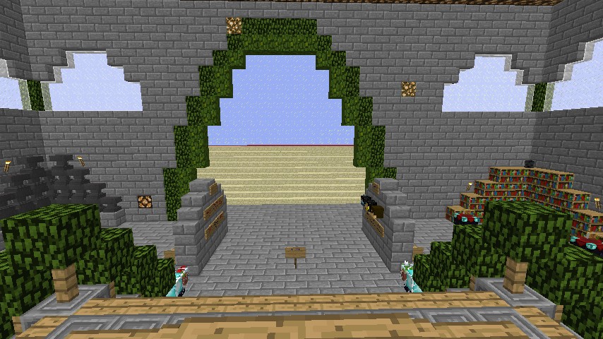 Factions Server Spawn Minecraft Map
