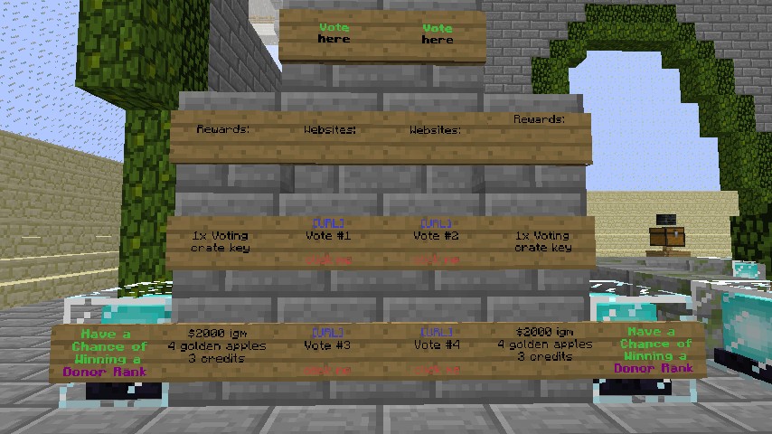 Factions Server Spawn Minecraft Map