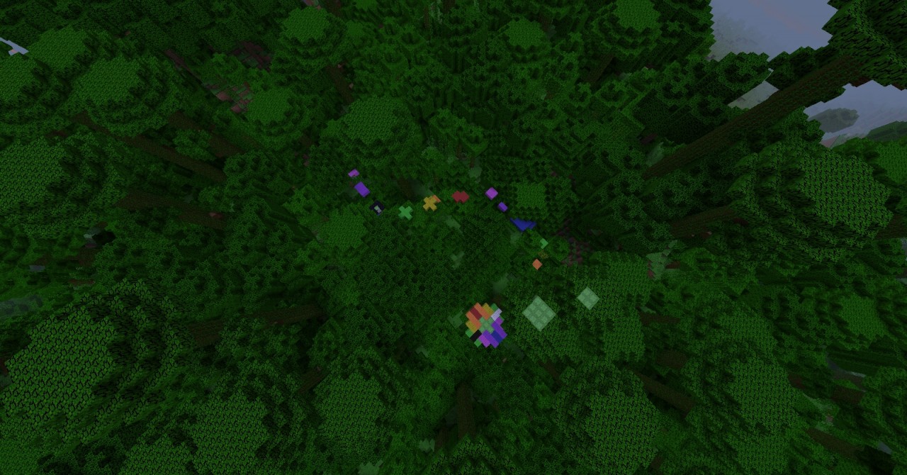 Slime Block Rainbow Sprint Parkour (Played by Bodil40) Minecraft Map