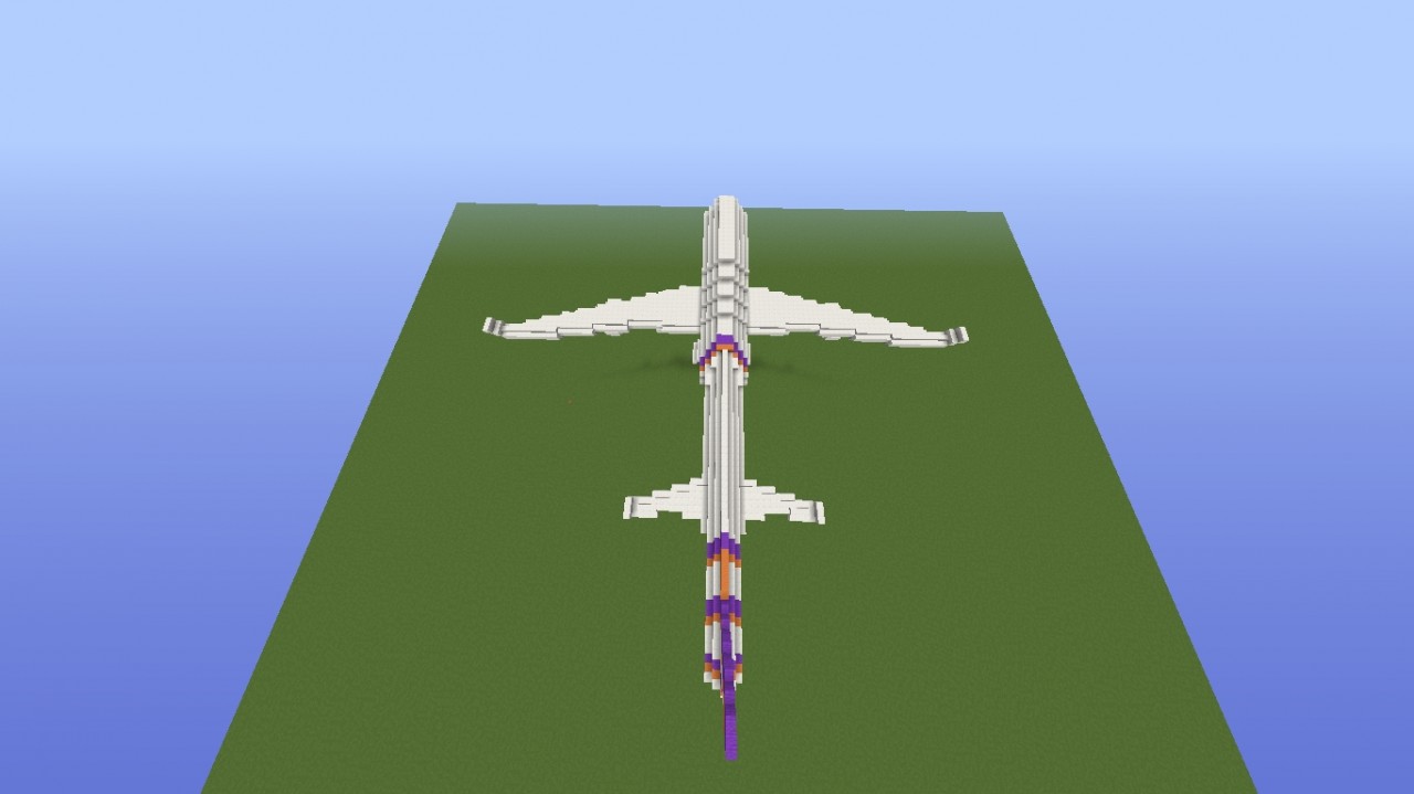 [HUGE] Passenger Airplane | XironeTV Minecraft Map