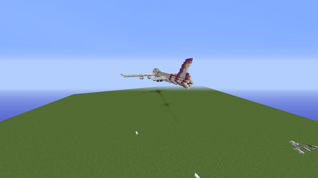 [HUGE] Passenger Airplane | XironeTV Minecraft Map