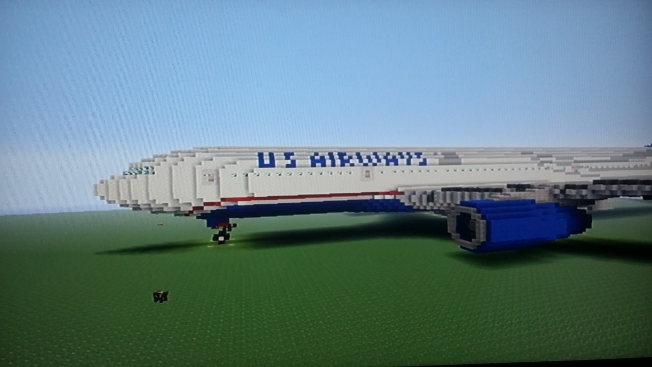 Airbus A330 - 200 (US Airways ) Minecraft Map