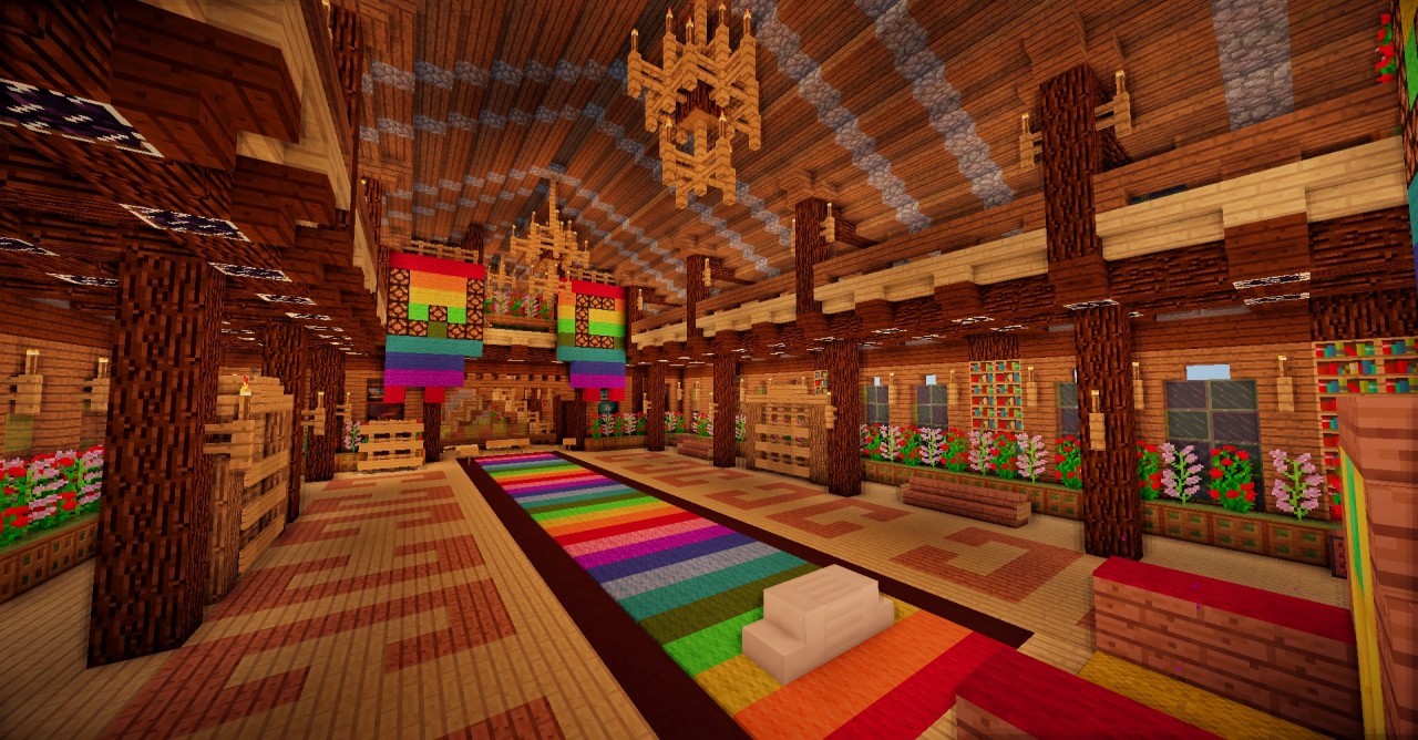 WolfCraft Spawn [World Download!] - 100% Furnished! - Minecraft Map