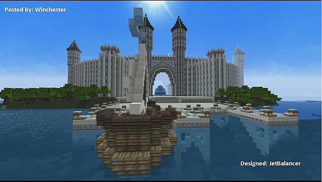Atlantis . Epic Castle Minecraft Project