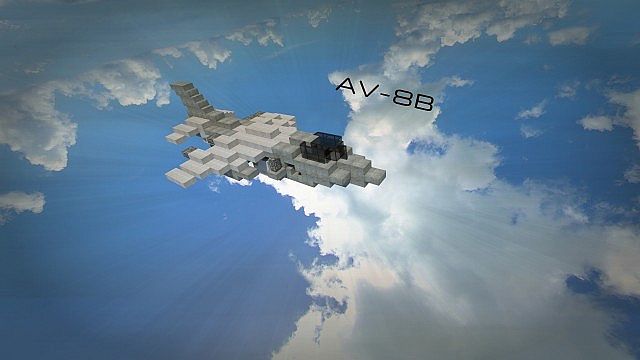 AV-8B Harrier Minecraft Map