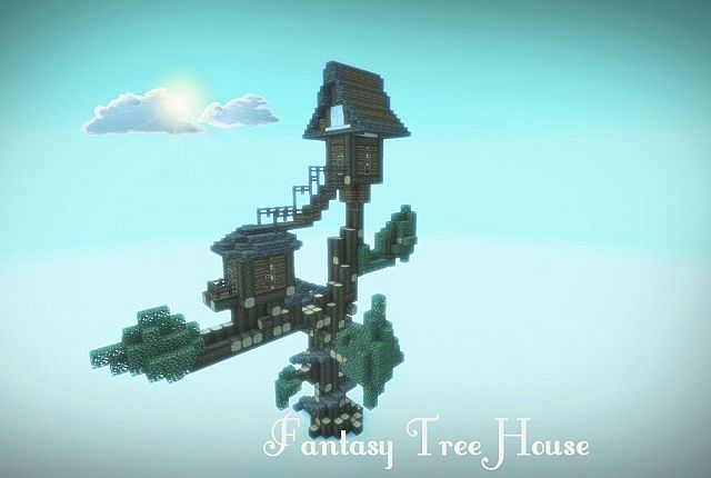Fantasy Tree House Minecraft Map