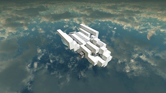 Spaceship 08: MCcE-02 (Eagle) Dropship Minecraft Map