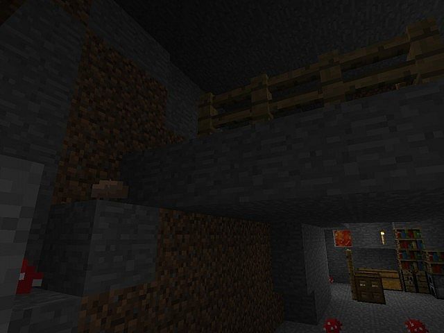 Cave house Minecraft Map
