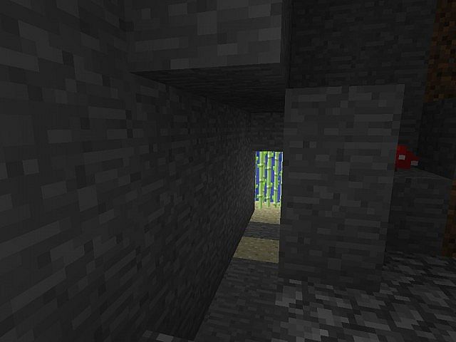Cave house Minecraft Map