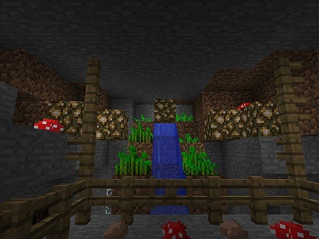 Cave house Minecraft Map