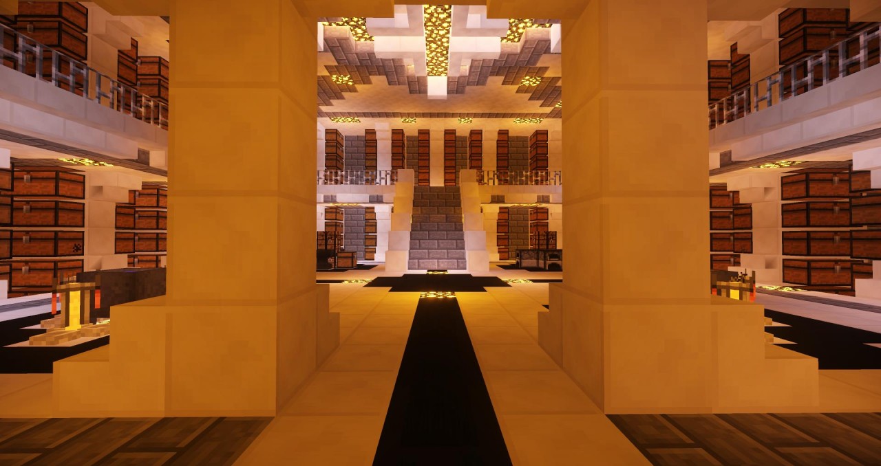 29x29 1000 Chest Base Download Minecraft Map