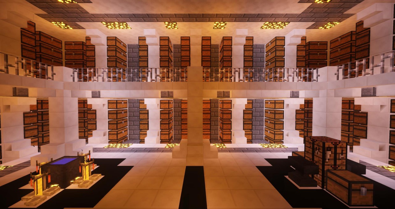 29x29 1000 Chest Base Download Minecraft Map