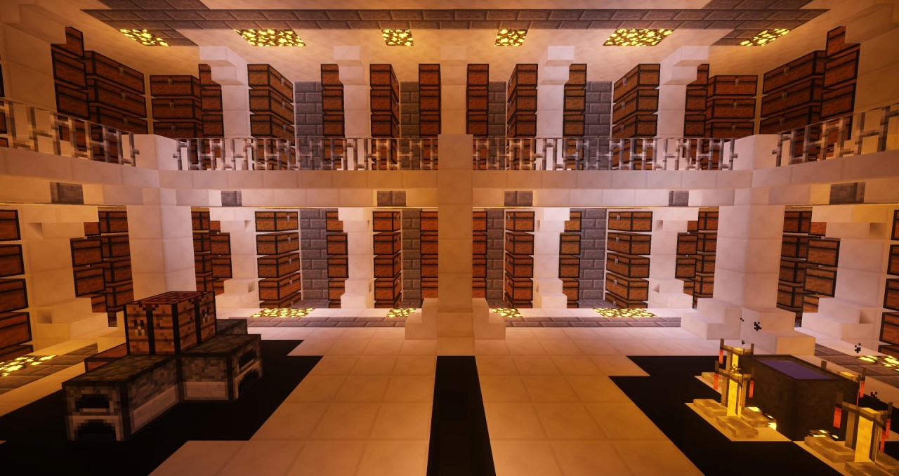 29x29 1000 Chest Base Download Minecraft Map