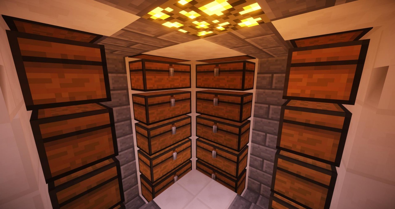 29x29 1000 Chest Base Download Minecraft Map