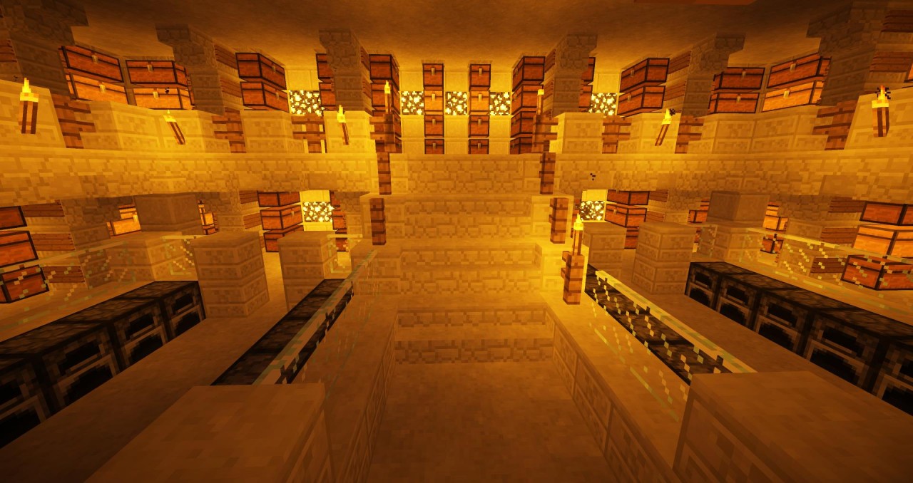 29x29 600 Chest Base Download Minecraft Map