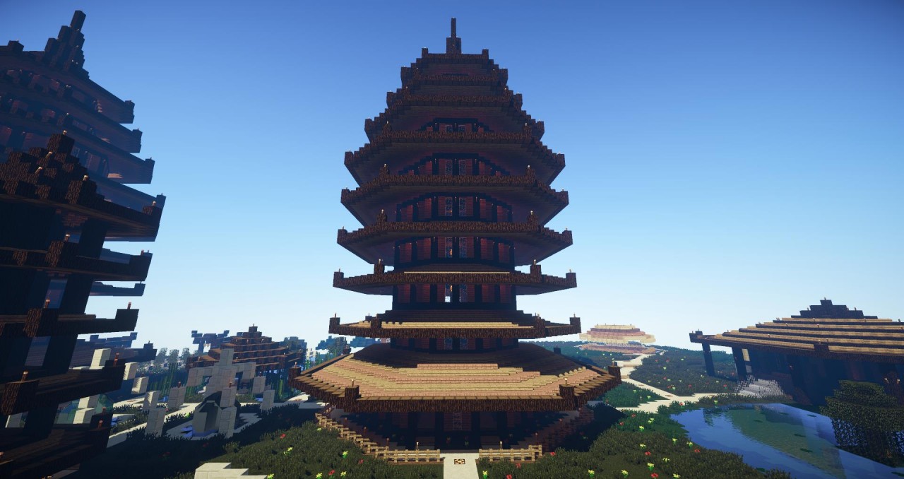 Asian Themed Town Download Minecraft Map
