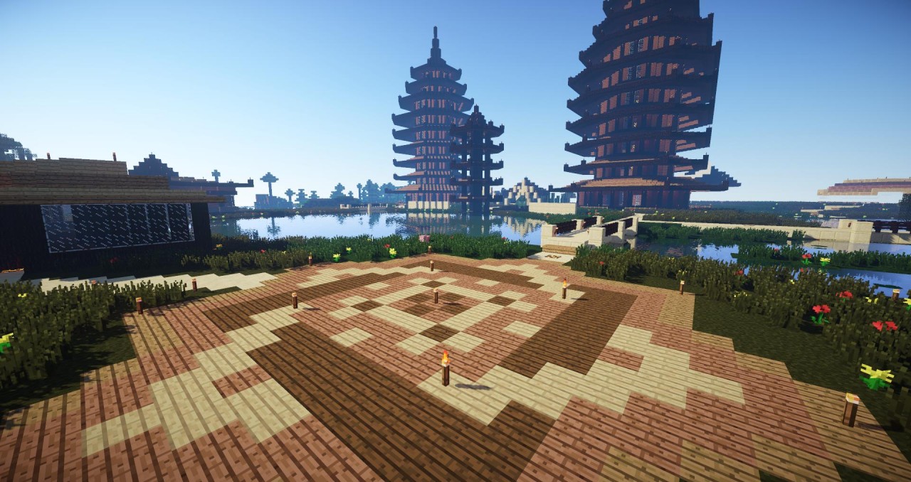 Asian Themed Town Download Minecraft Map