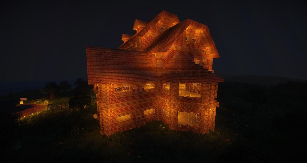 Brick & Plank Mansion Download Minecraft Map