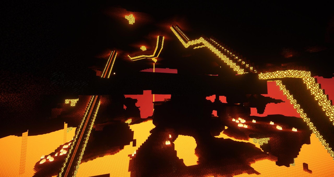 Nether Roller Coaster Download Minecraft Map