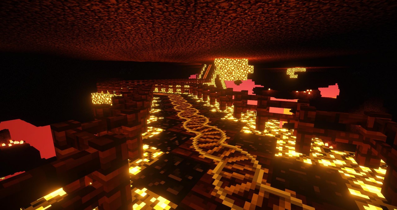 Nether Roller Coaster Download Minecraft Map