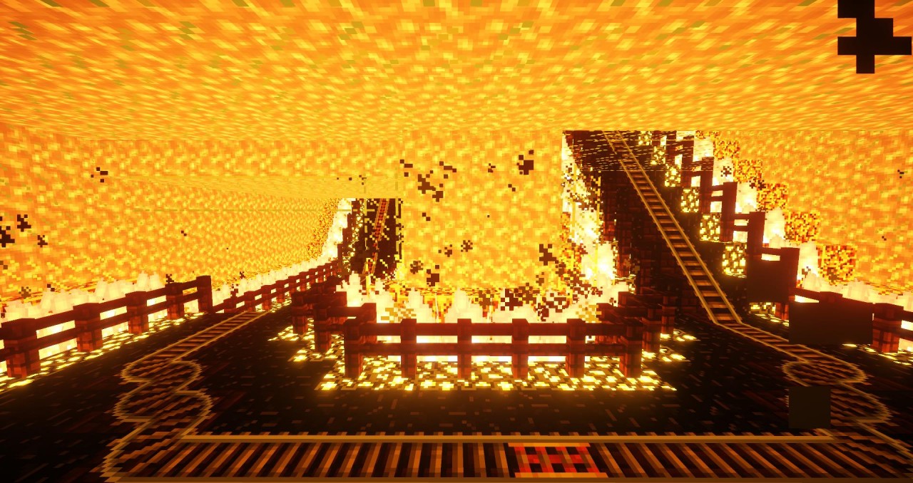 Nether Roller Coaster Download Minecraft Map