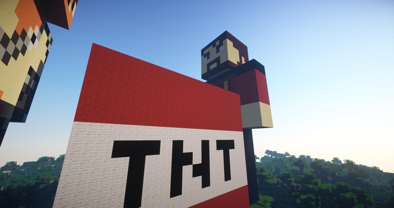 Honeydew and Xephos TNT With TNT Download Minecraft Map