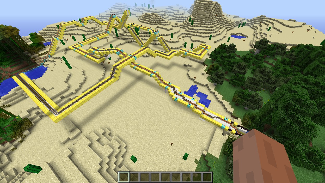 Minecraft - RollerCoaster by Sham Minecraft Map