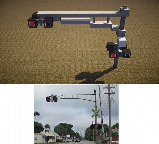 US Railroad Crossing Signals | Realistic [+Schematic] Minecraft Map