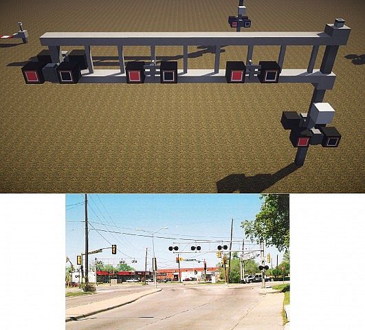 US Railroad Crossing Signals | Realistic [+Schematic] Minecraft Map