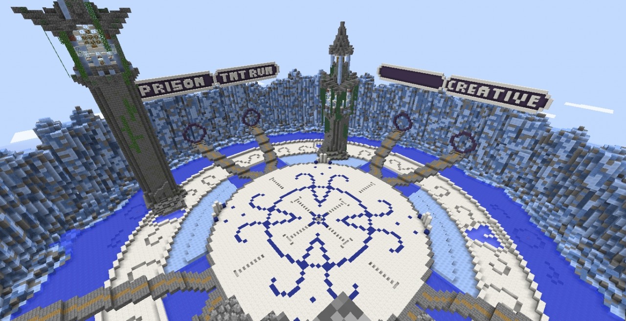 Ice Hub Minecraft Map