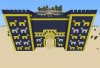 Hanging Gardens of Babylon and Ishtar Gate Minecraft Map