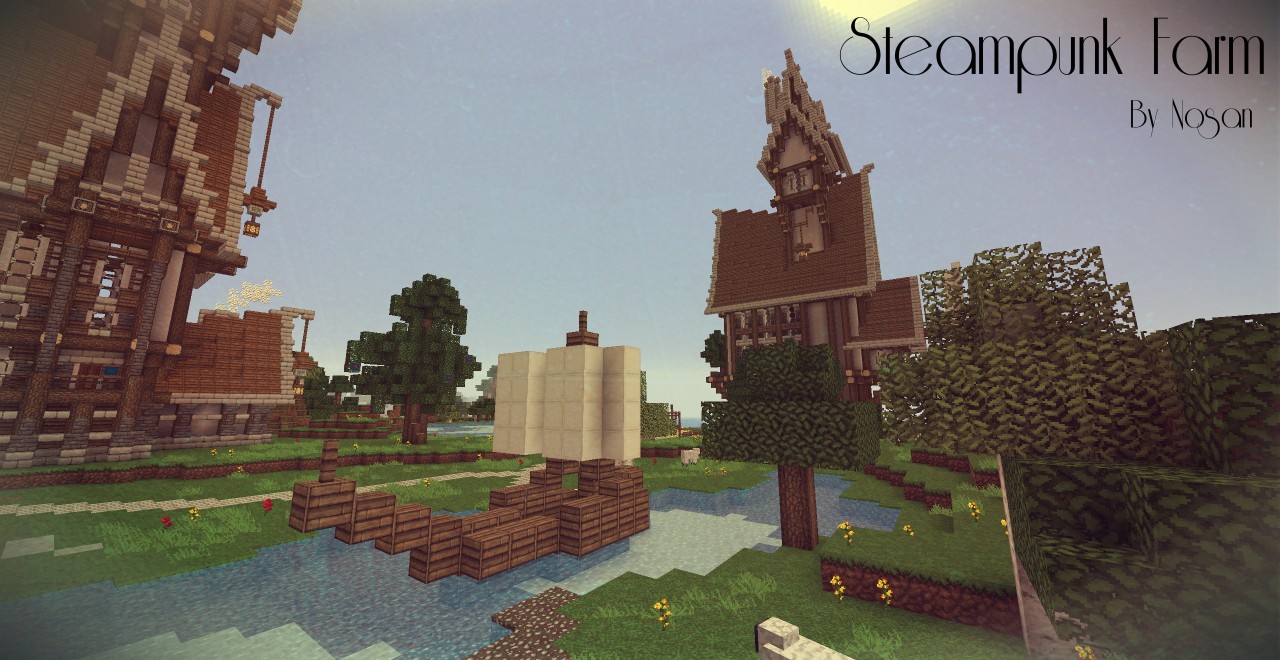 Steampunk Farm ⎟Download Soon Minecraft Map