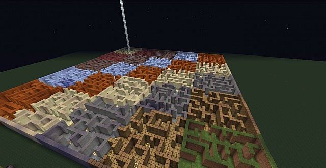 Biome Maze PvP Minecraft Map