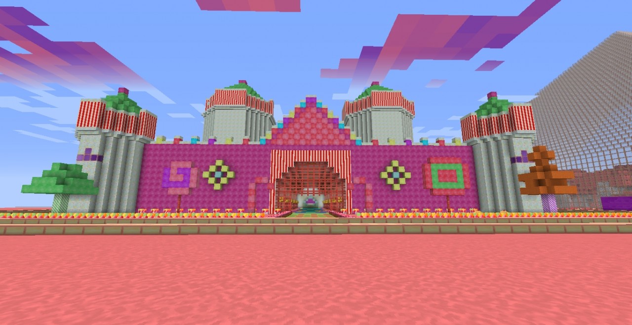 Derp Squads Candy Castle. Minecraft Map