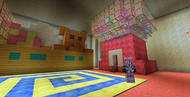 Derp Squads Candy Castle. Minecraft Map