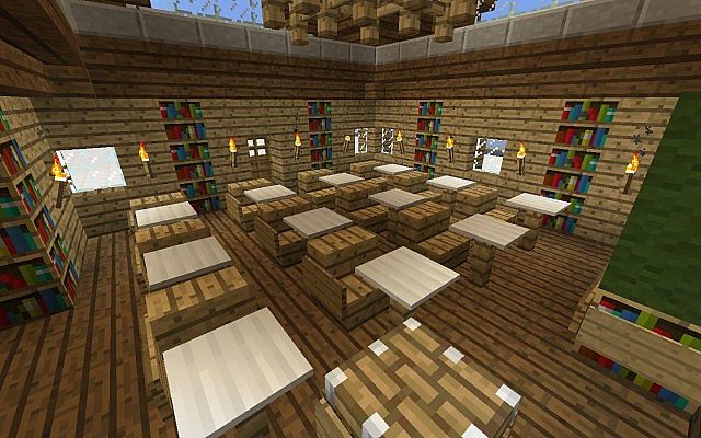 School & Library Minecraft Map