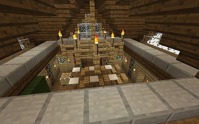 School & Library Minecraft Map