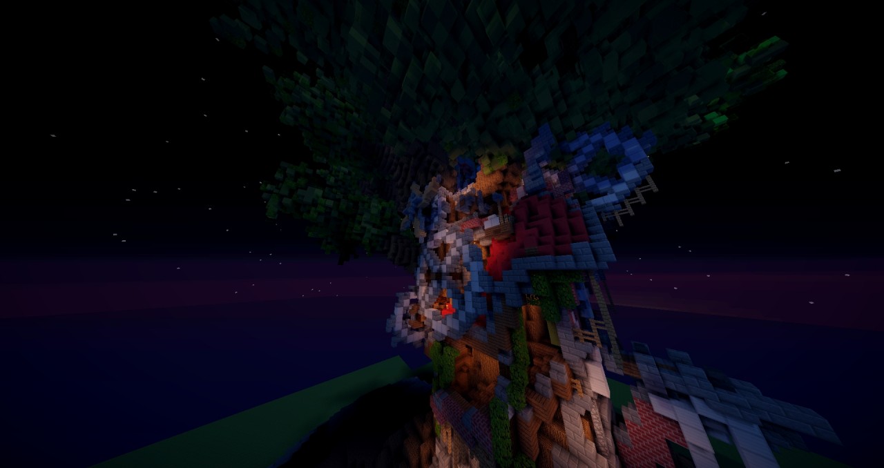 A Steampunk tree Minecraft Map