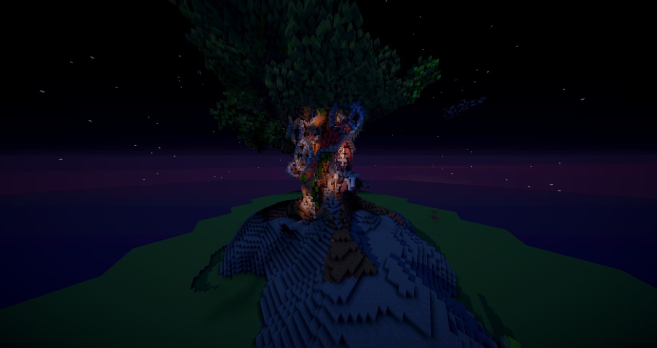 A Steampunk tree Minecraft Map