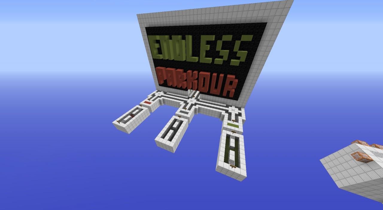 Endless Parkour - Minecraft Parkour Map Minecraft Map