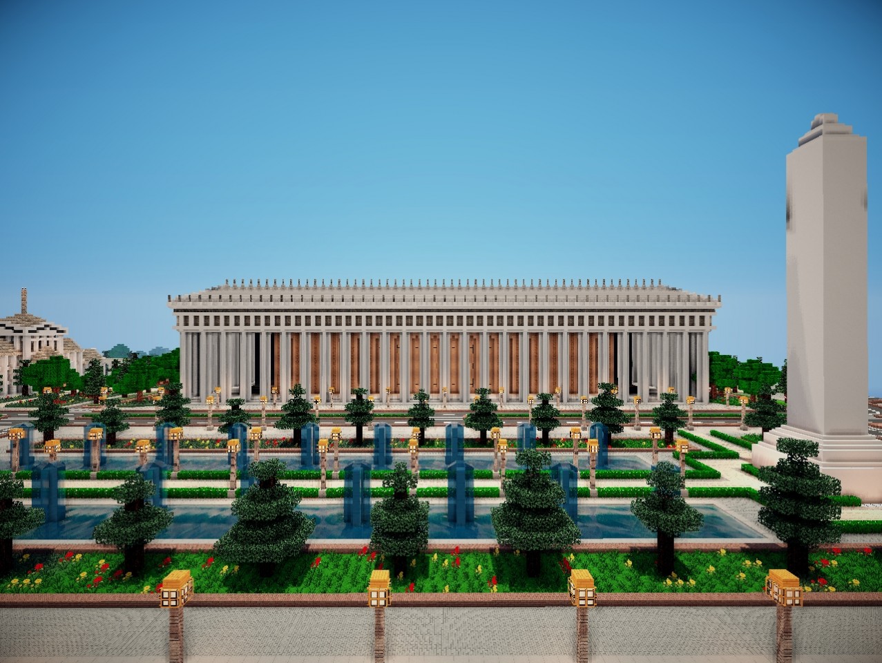 Parthenon-like Building Minecraft Map