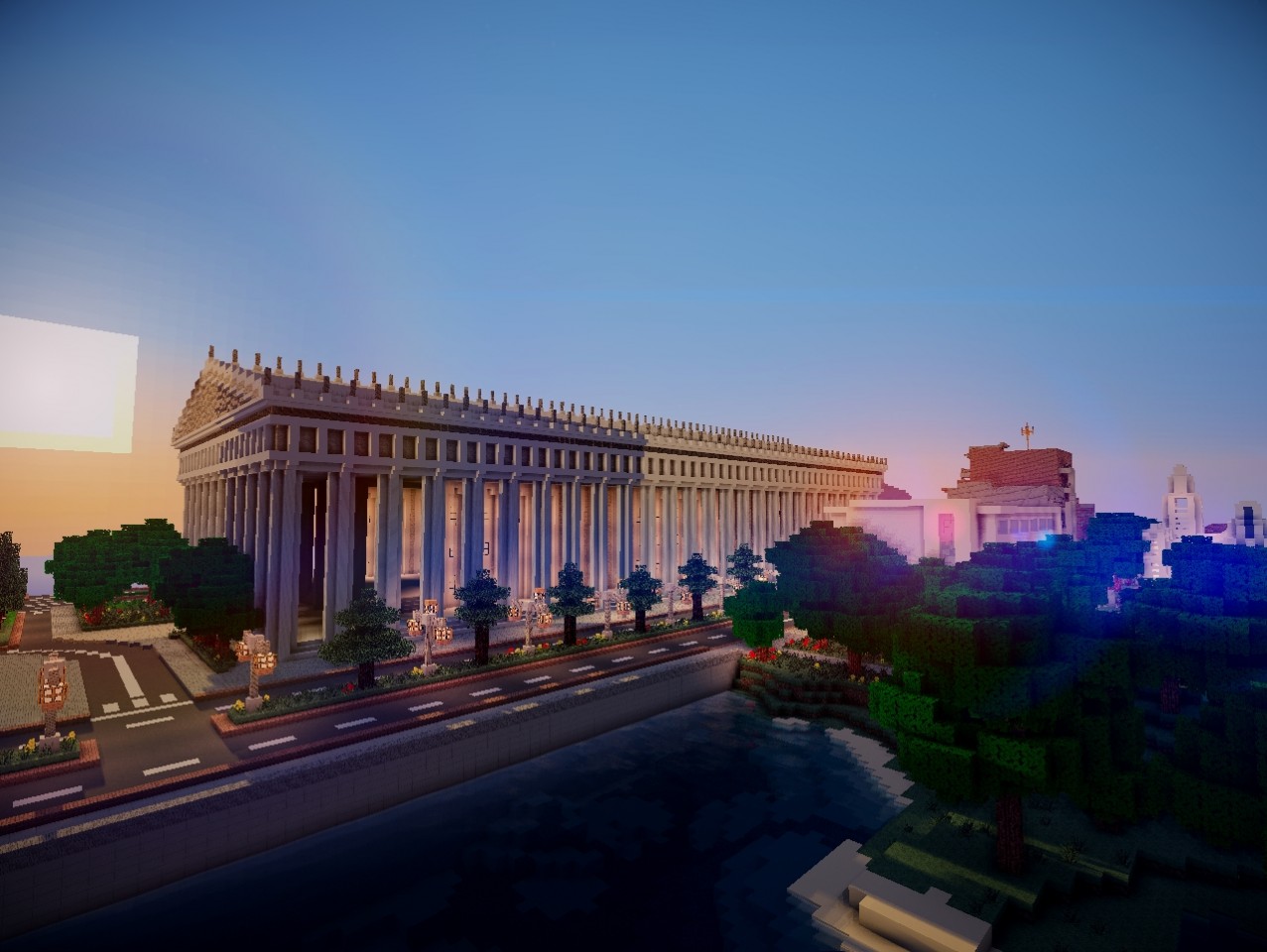 Parthenon-like Building Minecraft Map