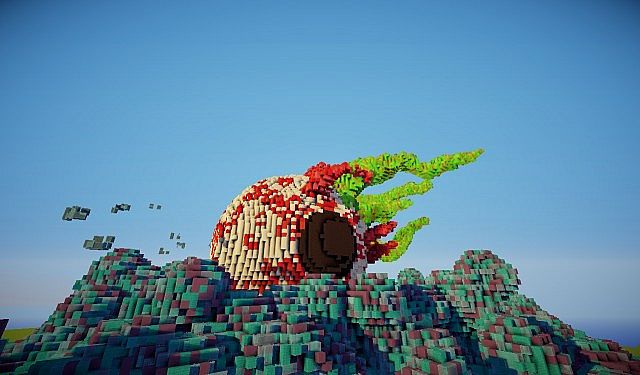 Eyeball art Minecraft Map