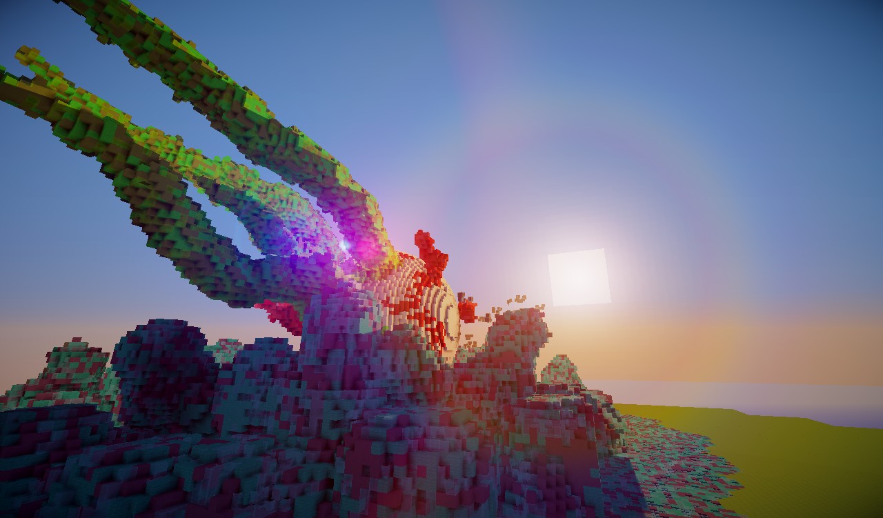 Eyeball art Minecraft Map