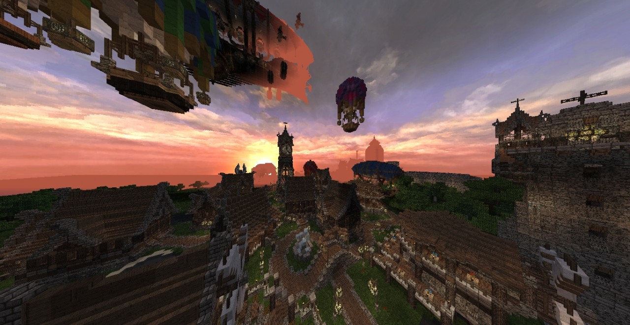 Steampunk City Minecraft Map