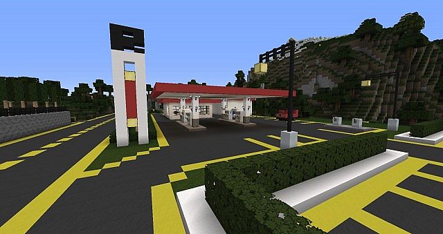 Gas station Minecraft Map