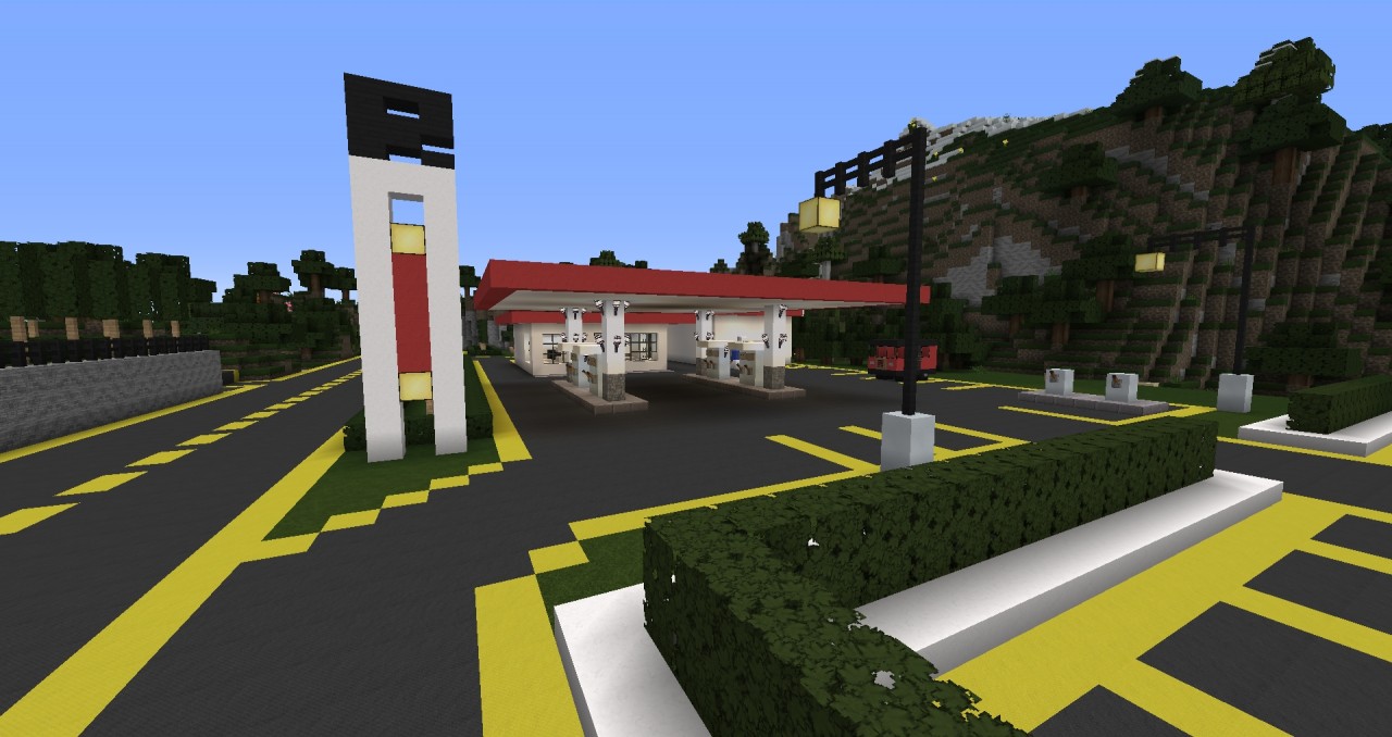 Gas station Minecraft Map