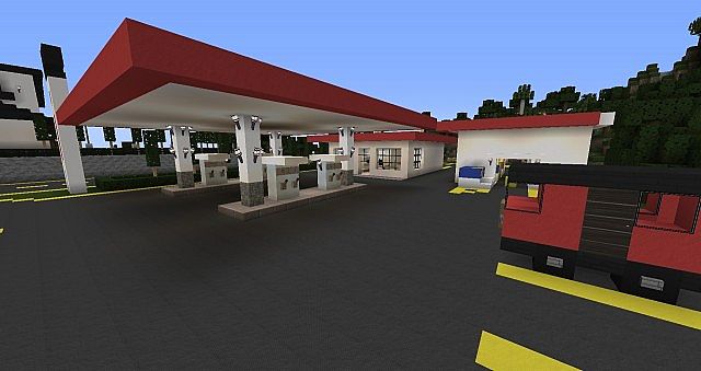 Gas station Minecraft Map
